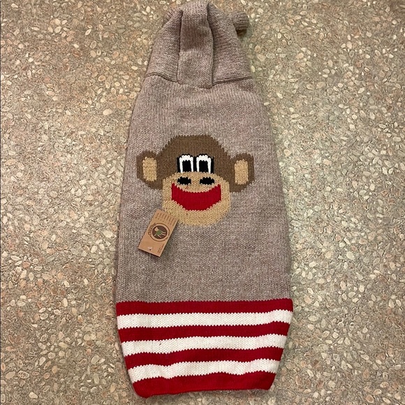 Chilly Dog | Dog | Chilly Dog Wool Sock Monkey Hooded Dog Sweater ...